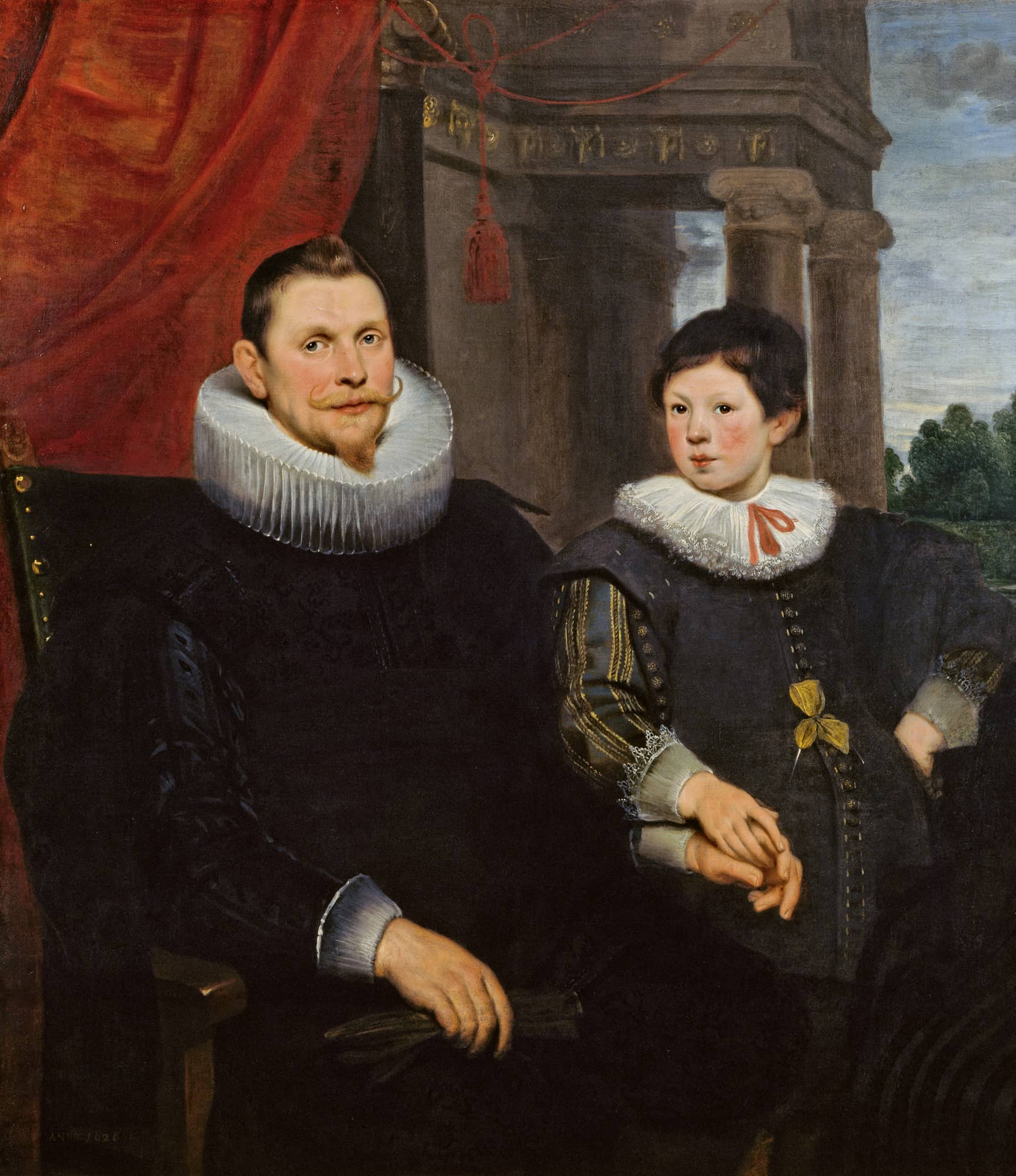 Family Portrait by Cornelis de Vos Reunited with Missing Part - CODART